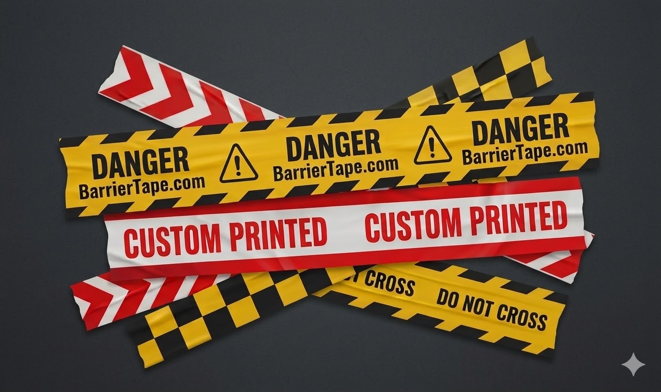 Custom Printed Barrier Tape | BarrierTape.com — UK Manufacturer